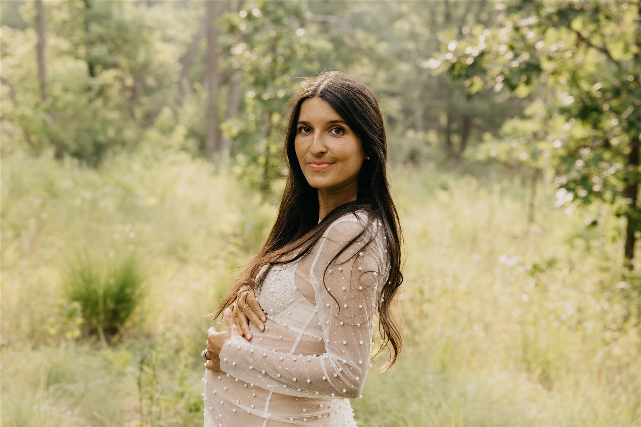 Outdoor Boudoir Maternity Photos | Jess - mycahbain.com