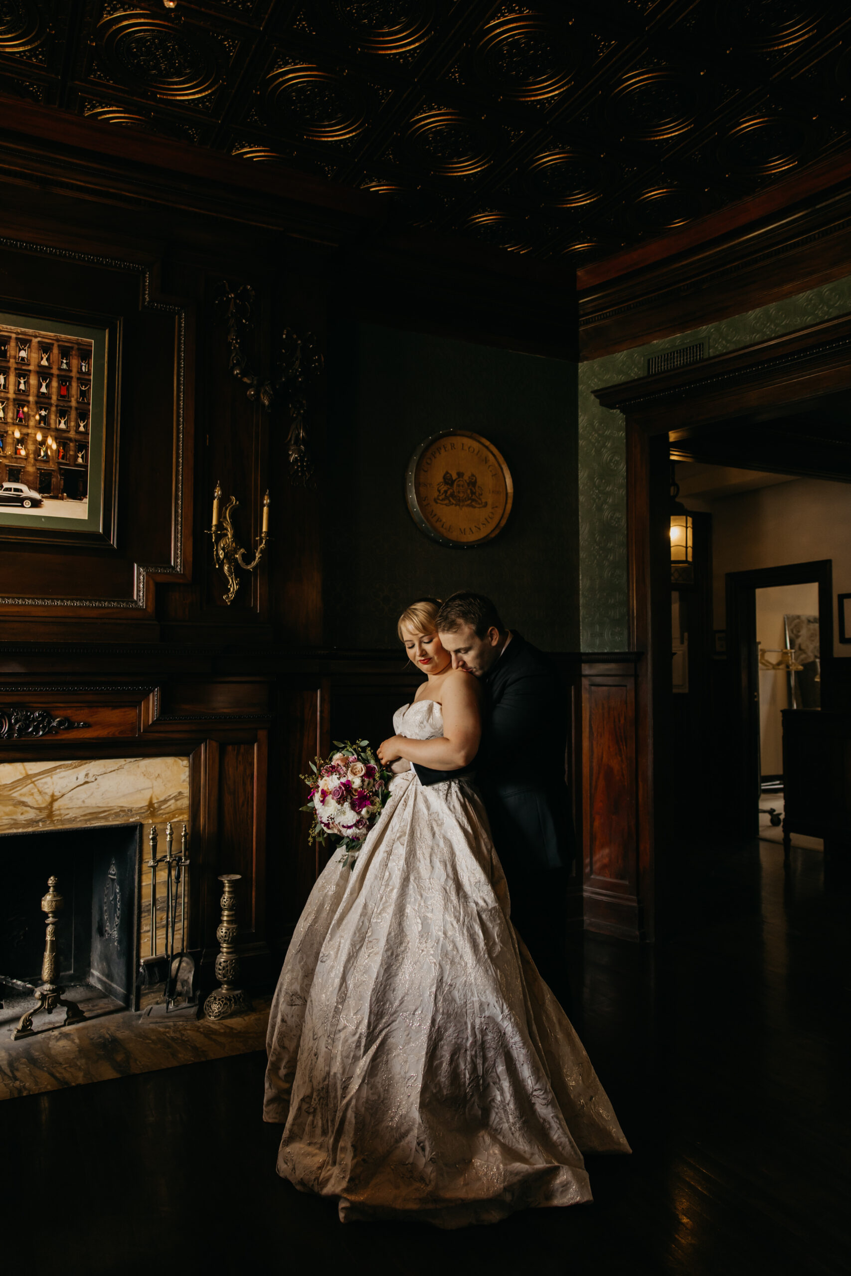 Semple Mansion Wedding of Christina & Andrew - mycahbain.com