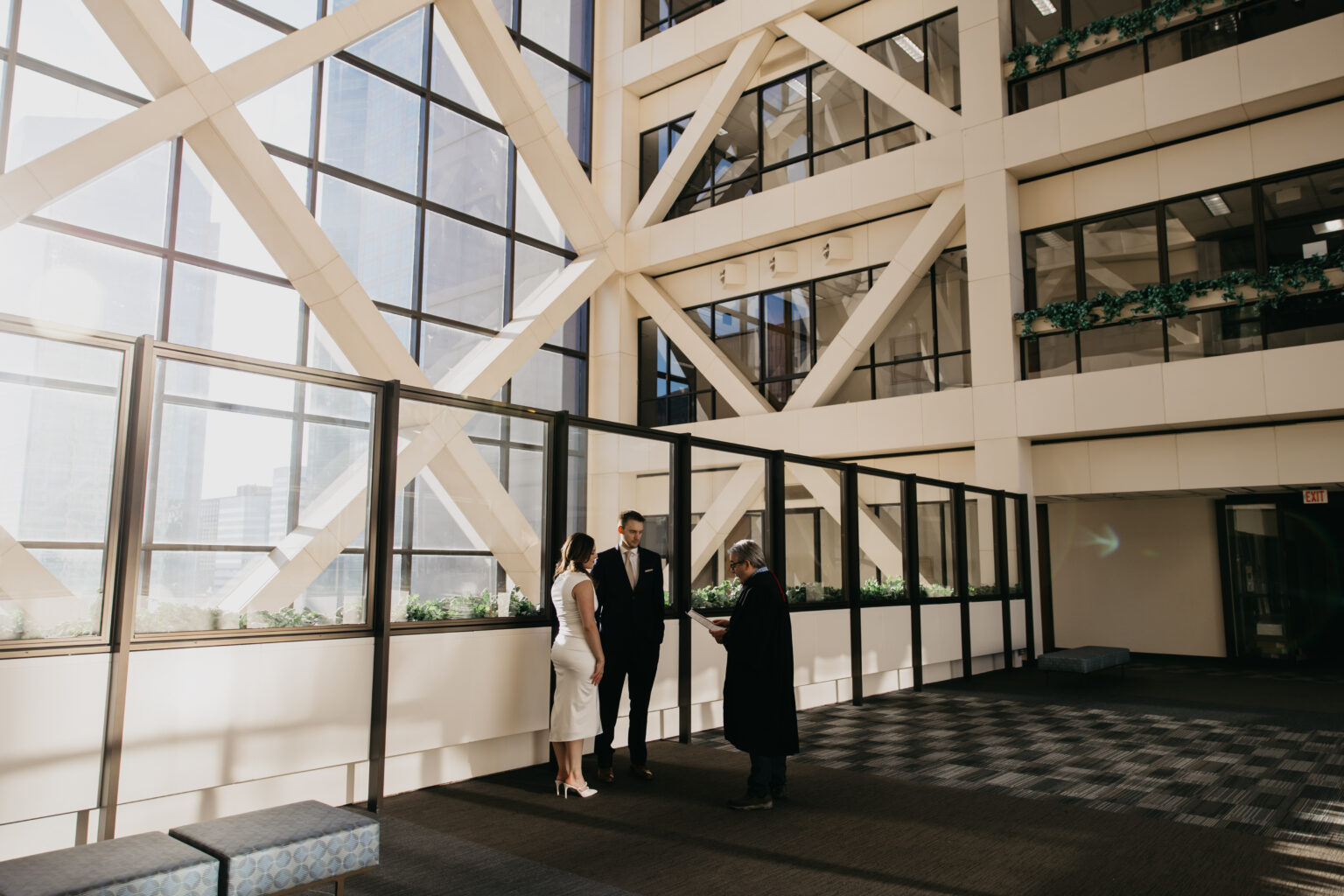 Emma & Ben's Elegant Courthouse Elopement in Minneapolis