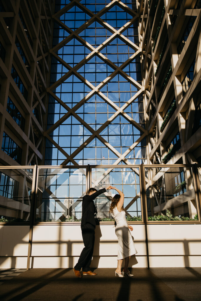 Emma & Ben's Elegant Courthouse Elopement in Minneapolis