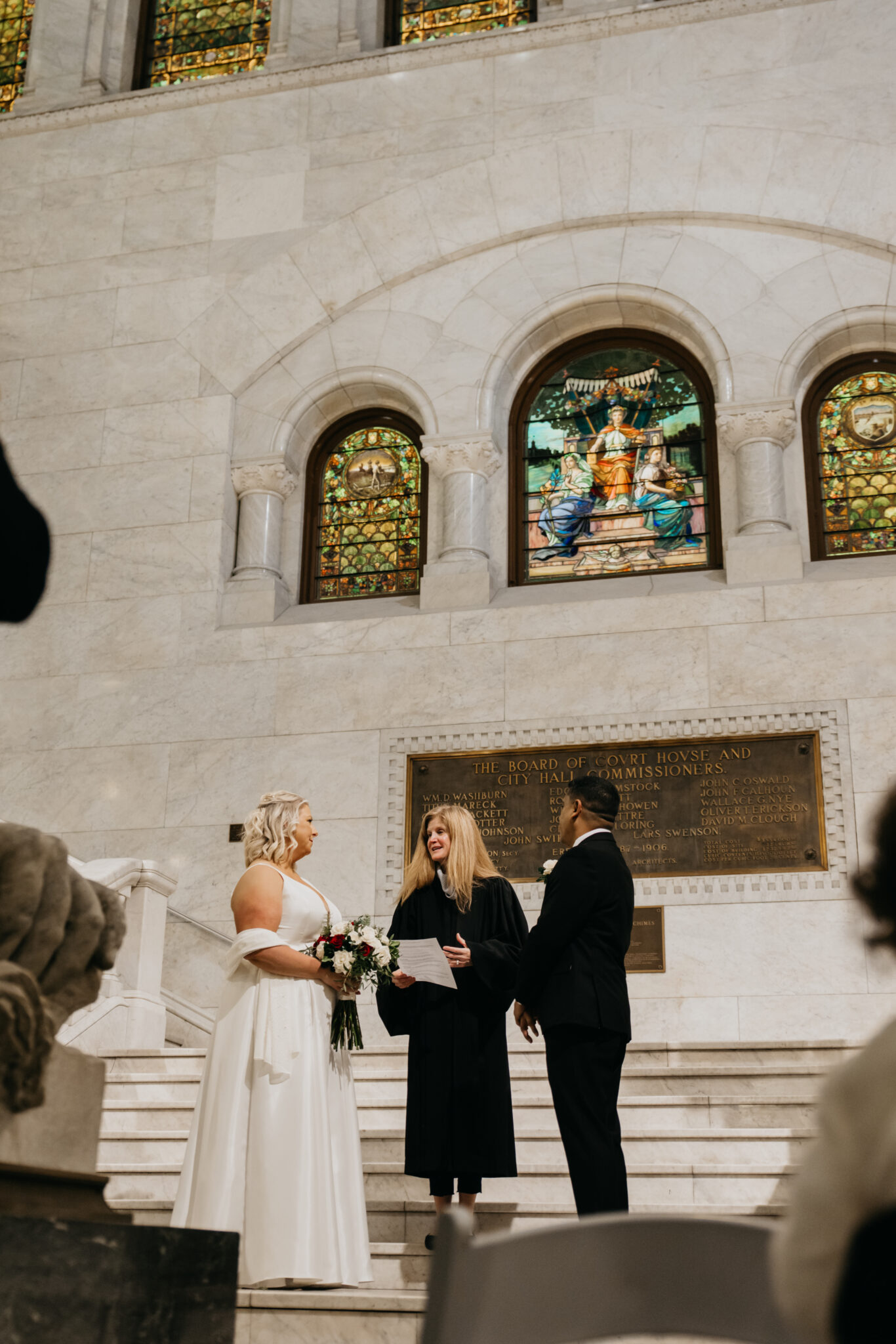 A Timeless Minneapolis City Hall Wedding: Michelle & Jose