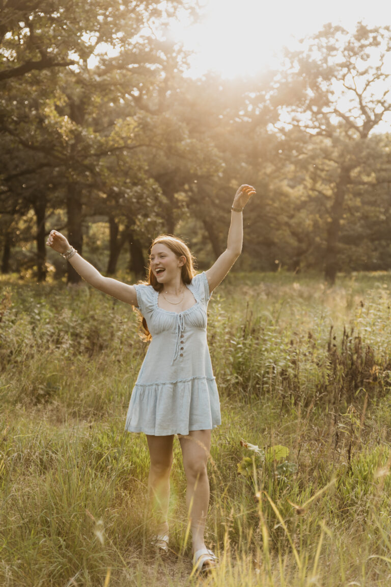 Senior Photos at Minneapolis Fields – Maddie’s Light-Filled Day