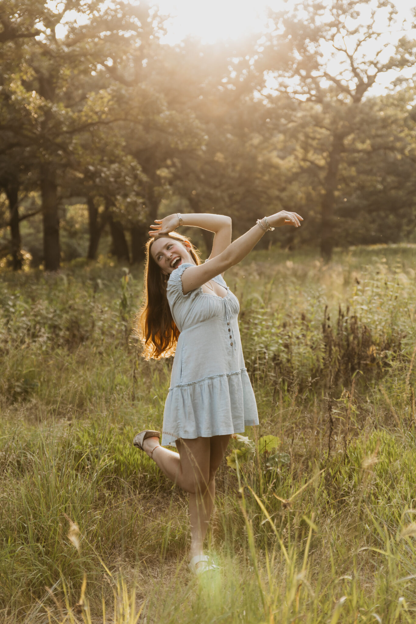 Senior Photos at Minneapolis Fields – Maddie’s Light-Filled Day